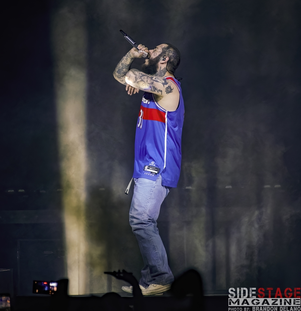 Post Malone At Capital One Arena 10-4-2022 Photo Gallery - Side Stage ...