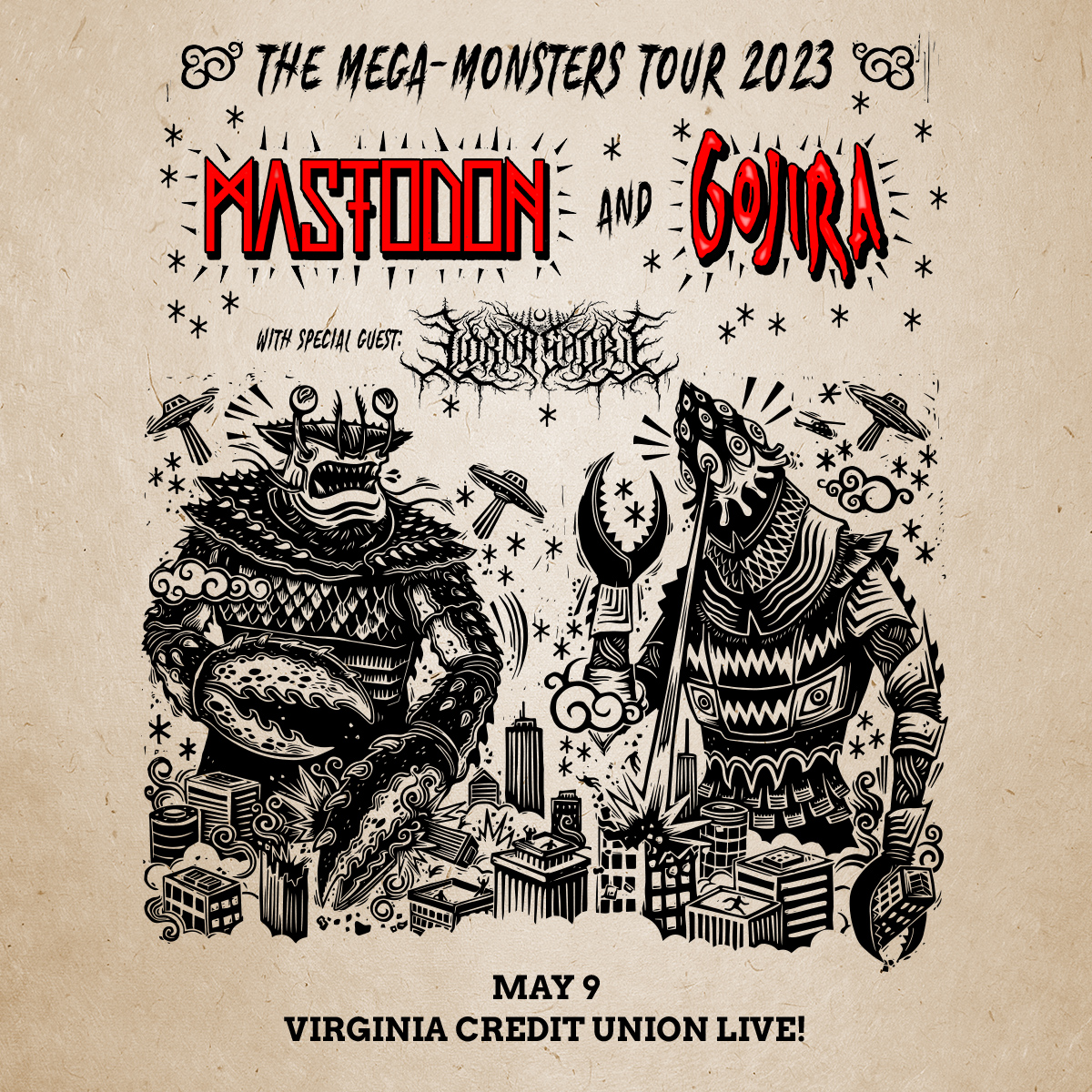 The Mega-Monsters Tour 2023 At Virginia Credit Union Live In Richmond ...