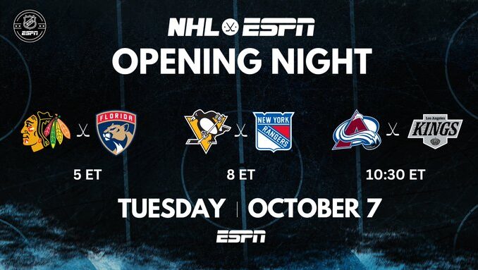 2025-26 NHL Season Begins Tuesday, Oct. 7 with Opening Night ...