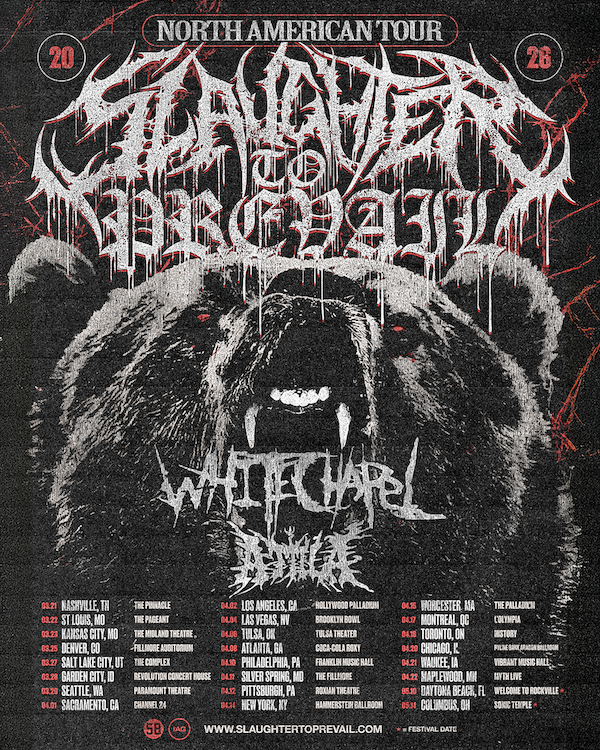 Slaughter To Prevail Announces North American Headline Tour - Side ...
