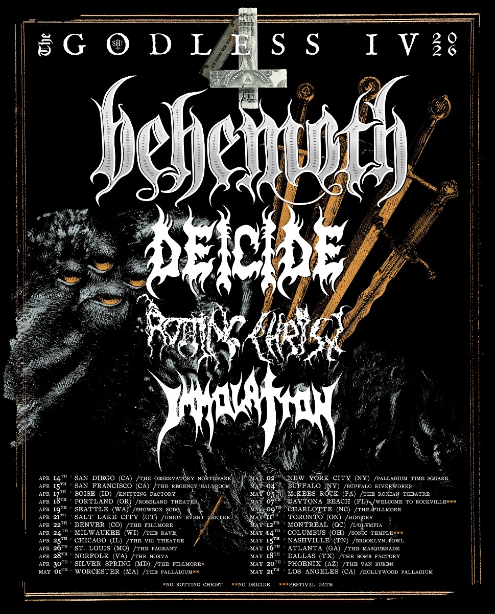 ☠️Behemoth Announce Spring 2026 Headline North American Tour☠️ - Side ...